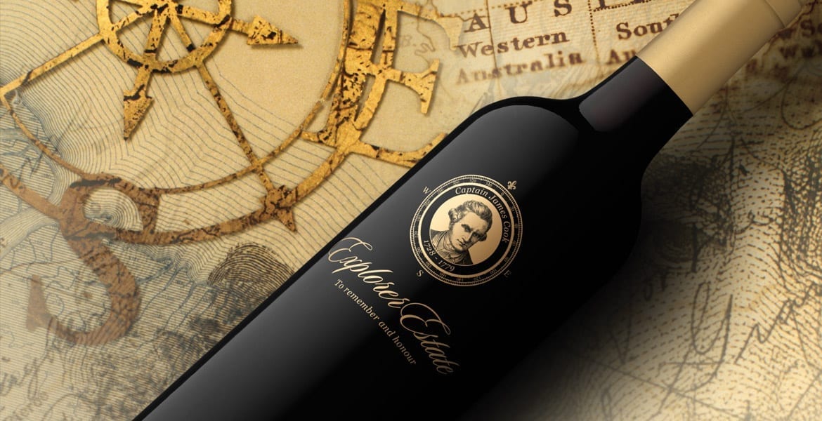 New Work: Explorer Estate Wine Label Design - John Jewell Design